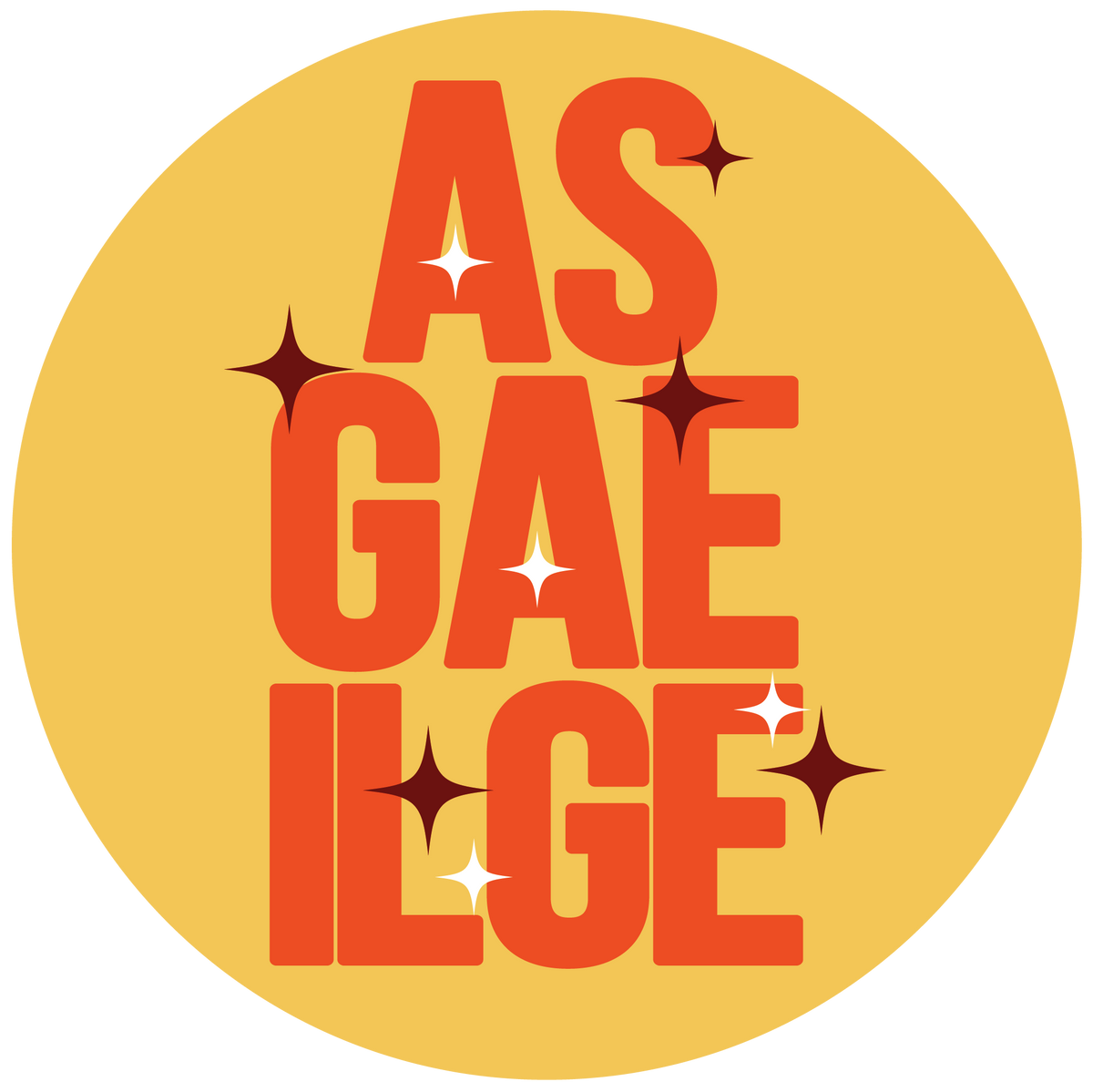 As Gaeilge